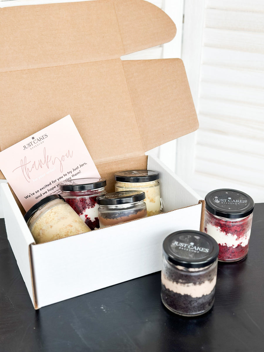 Just Jar Boxes - 4 pack (Shippable!) – Just Cakes Wholesale Kitchens